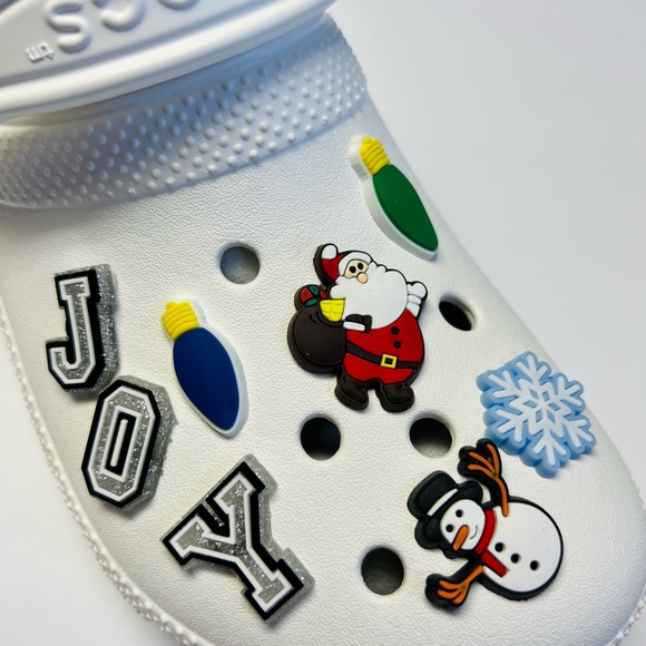 CROCS | Accessories | Christmas Holiday Crocs Shoe Charms 6pcs W Led ...
